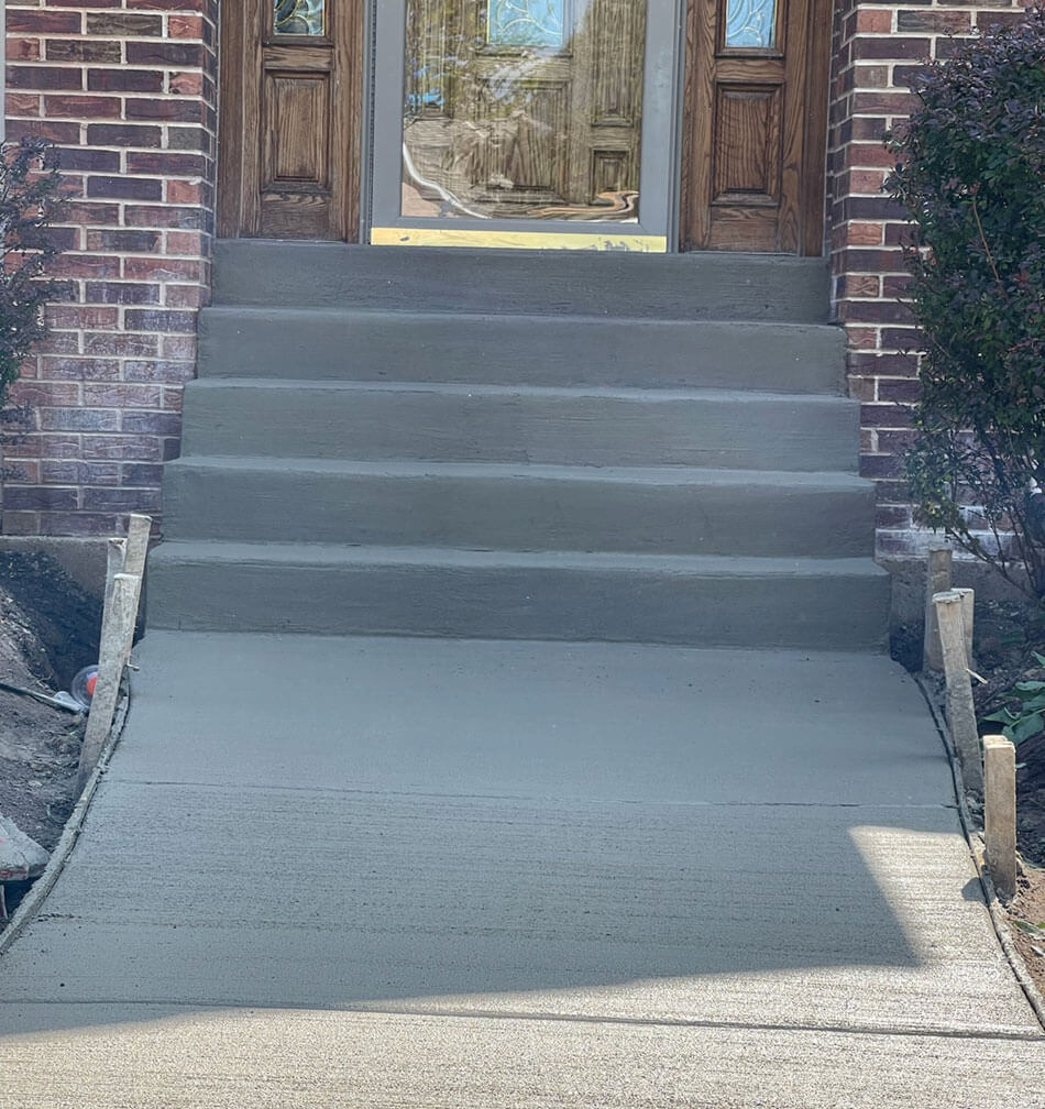 Broom Finished Concrete Contractors Near Bartlett, IL | Muenster